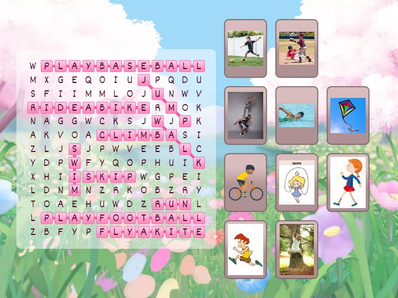 Team Together 1. Unit 9 - Wordsearch