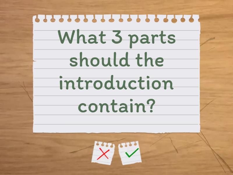 Argument essays recap - Flash cards