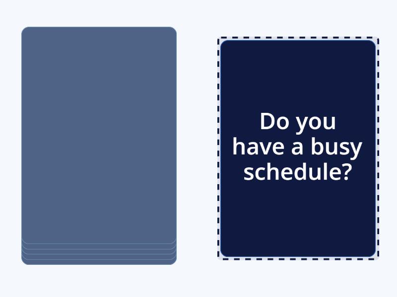 Voc 1 Speaking - Speaking cards