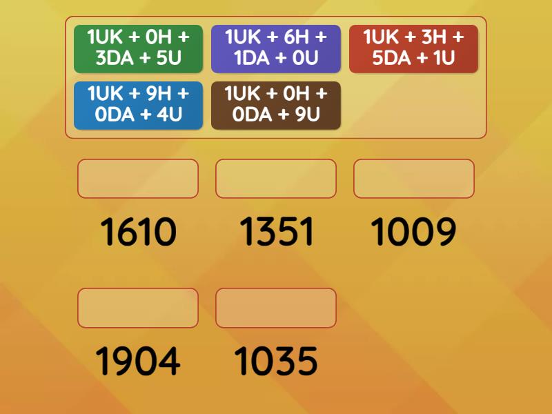 ABBINA NUMERI E SCOMPOSIZIONI! - Match up