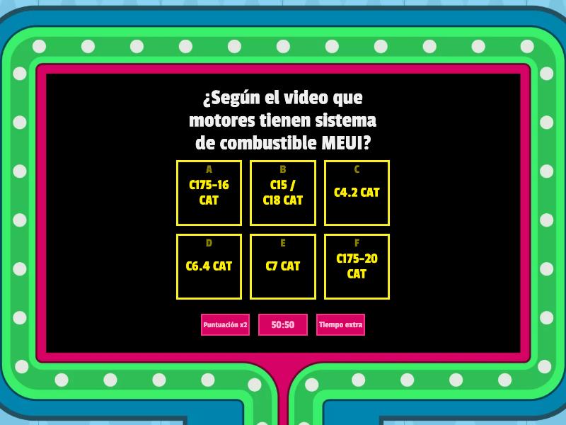 S2 - Caterpillar MEUI Fuel System - Gameshow quiz