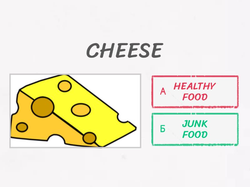 Junk Food Vs Healthy Food Quiz