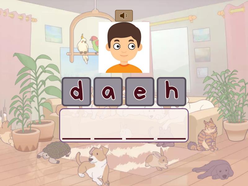 Unit 8 Body Parts - Anagram