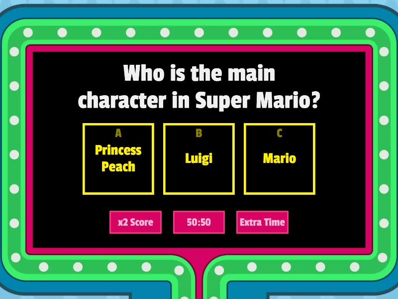 The Super Mario Quiz - Gameshow quiz