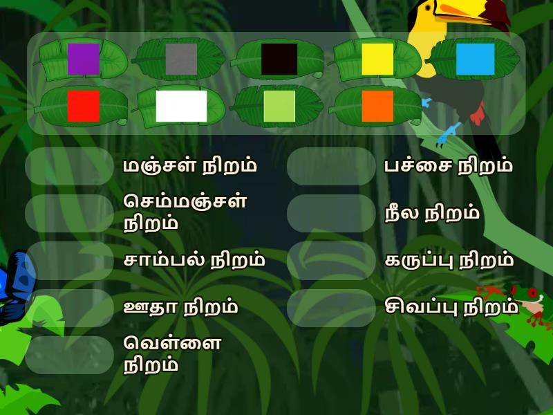 colors in Tamil - Match up