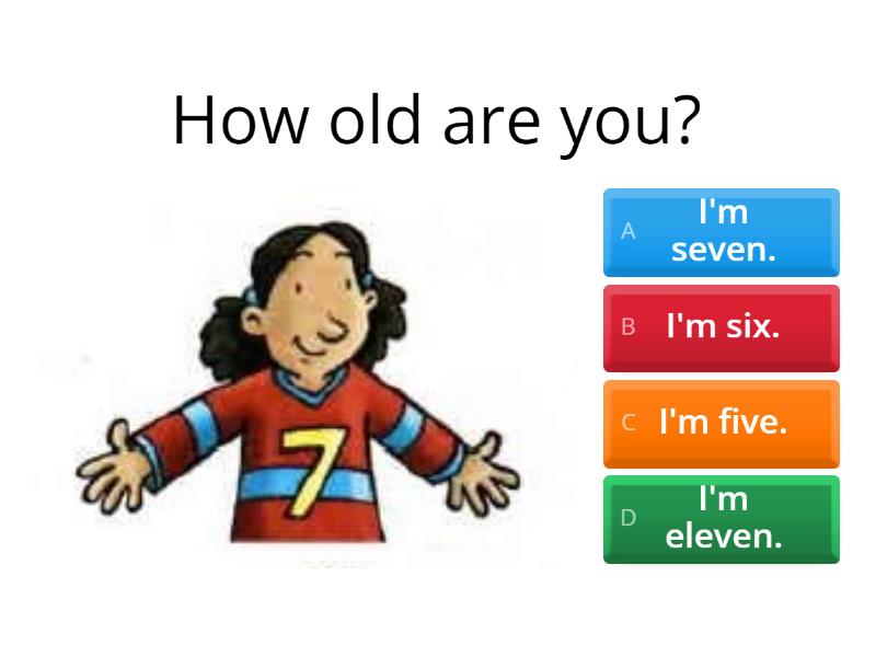 How old are you? - Quiz