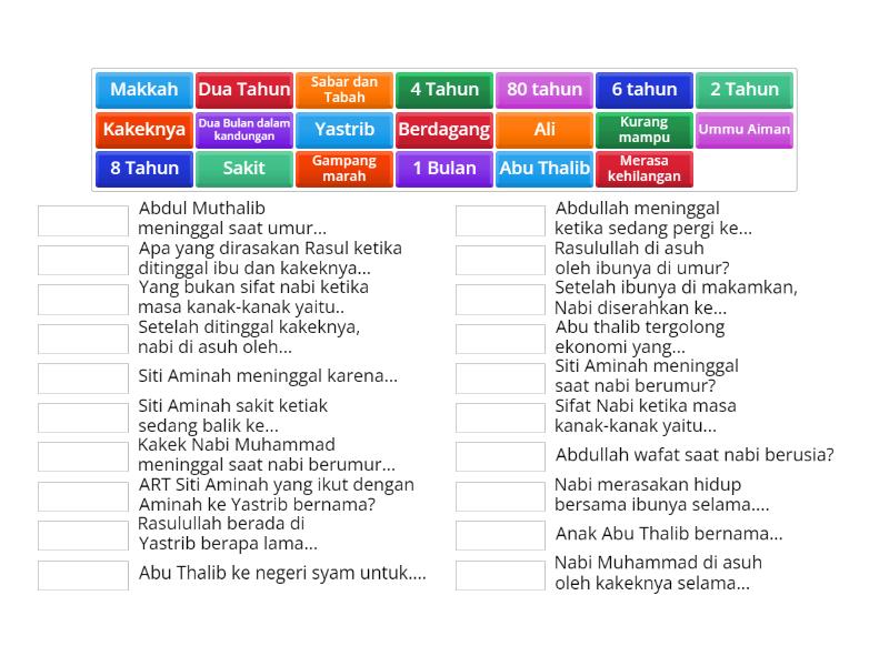 SKI kelas 3 - Match up