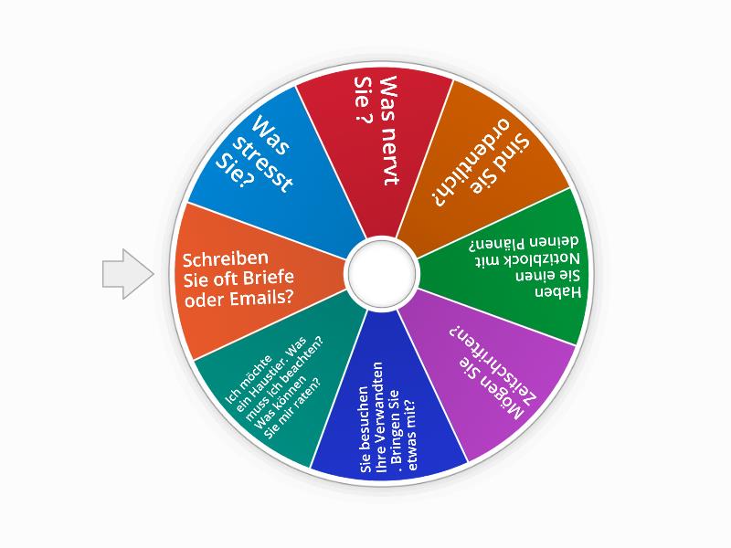 Sprechen - Random wheel