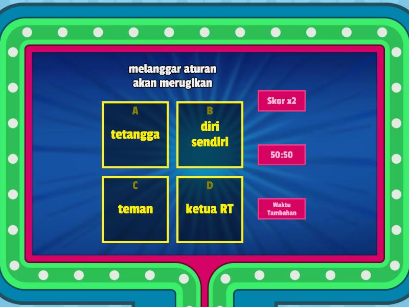 aturan tertulis dan tidak tertulis - Gameshow quiz