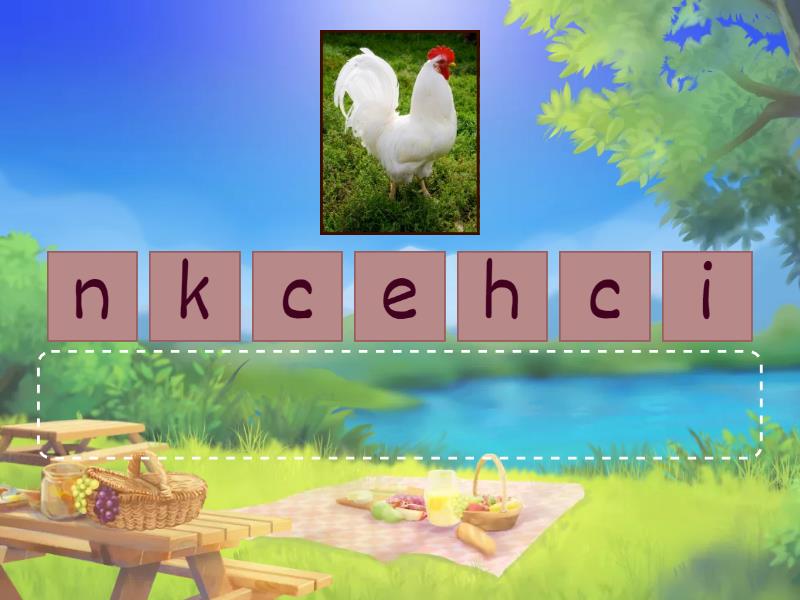 Farm Animals - Anagram