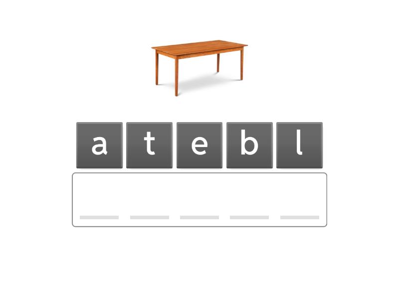 UNIT 4_ PHONICS - Anagrama