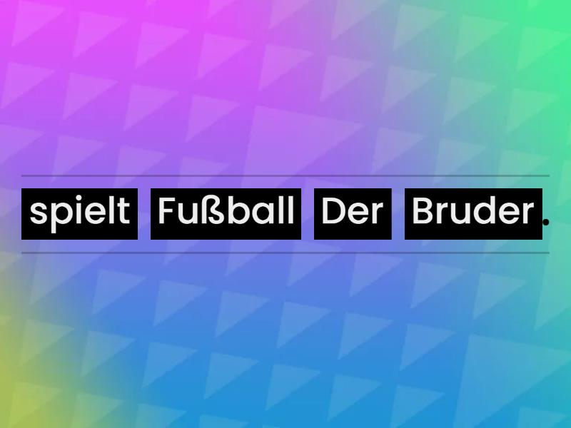 Bilde Satze - Unjumble