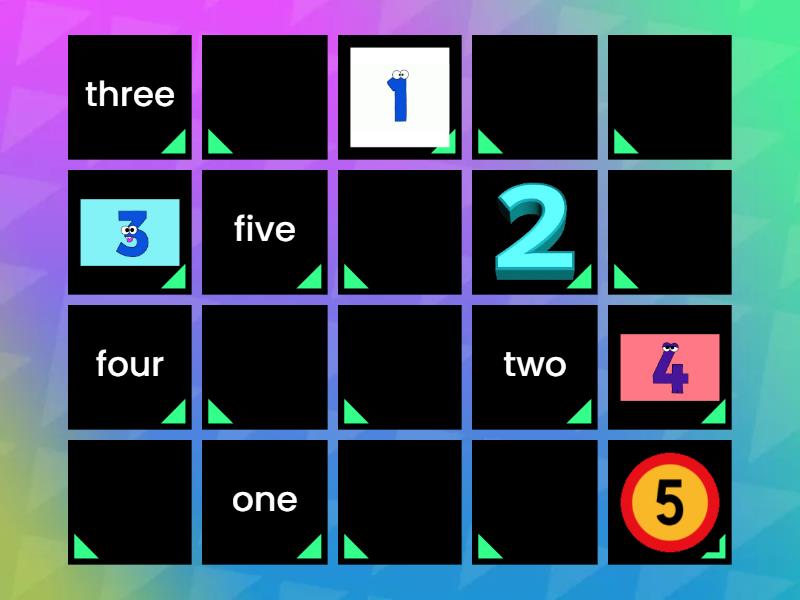 Numbers 1 to 10 - Combine os pares