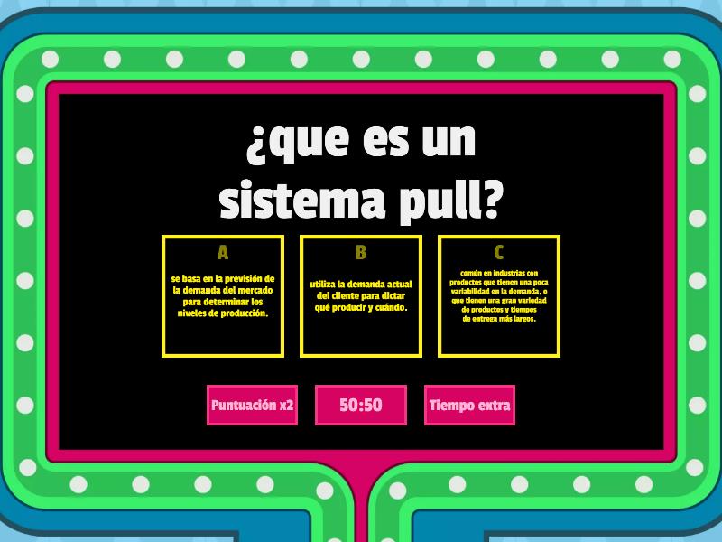 sistema pull vs push 1 - Gameshow quiz