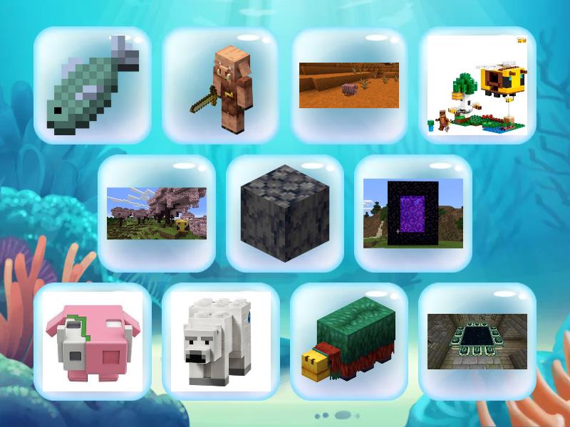 Minecraft karty - Flip tiles