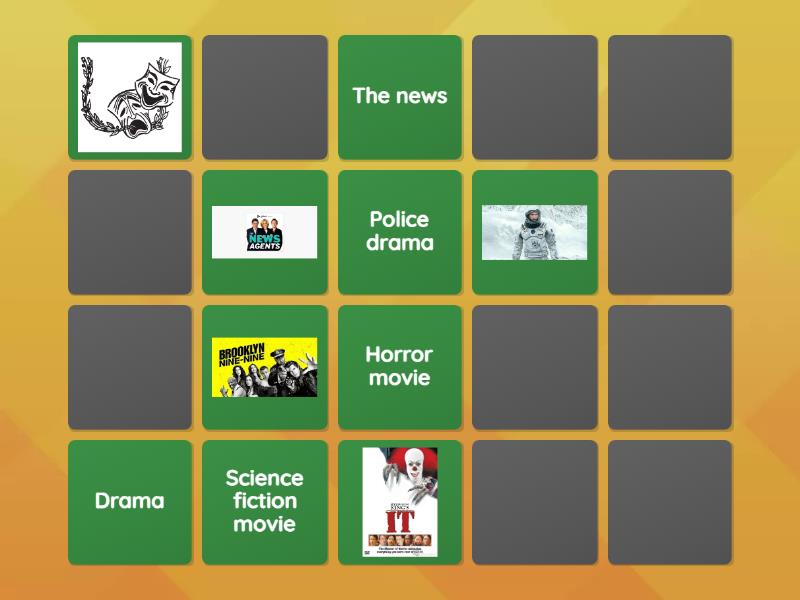 Movies and TV - Matching pairs