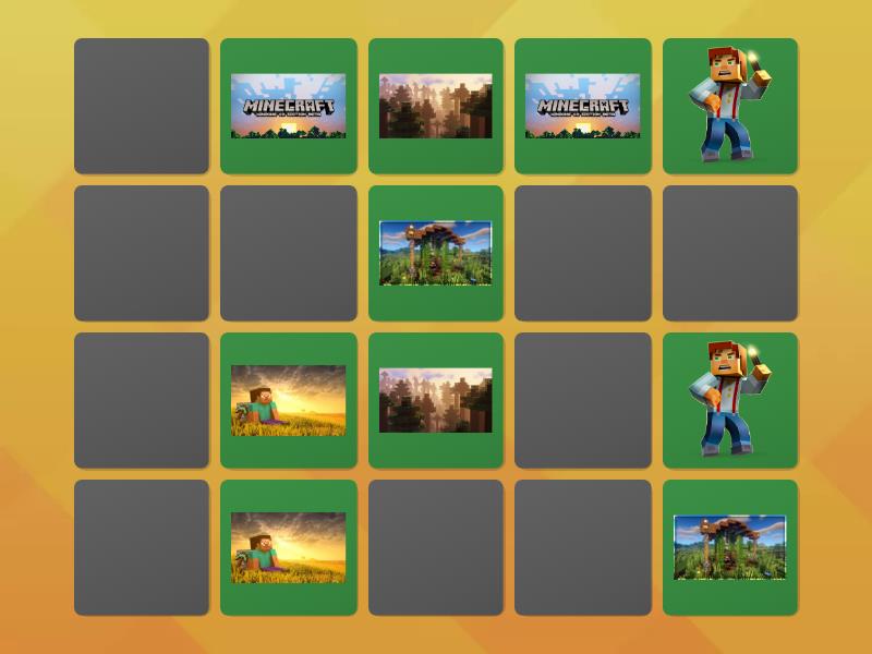 Minecraft - Matching pairs