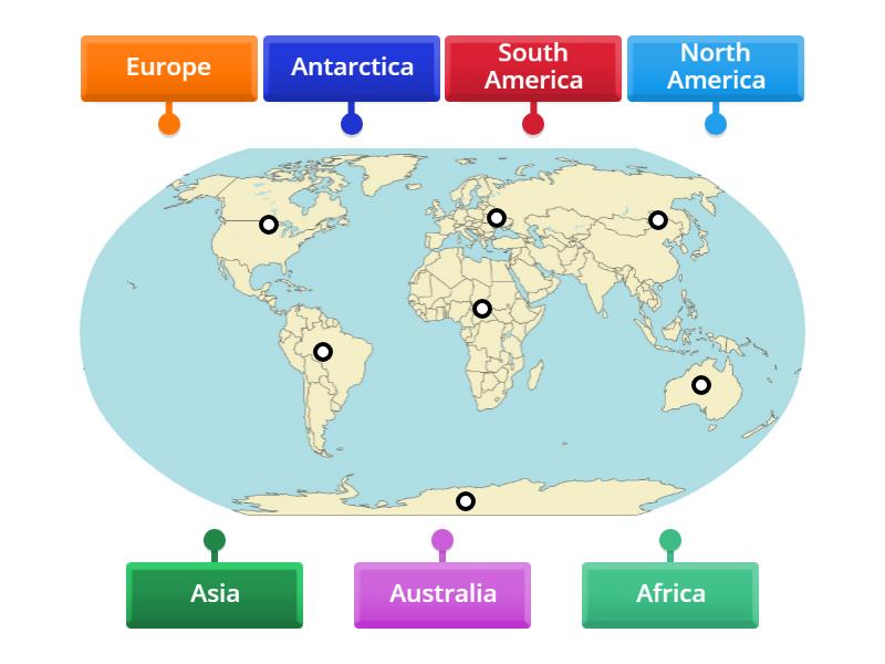 Label the World - Labelled diagram