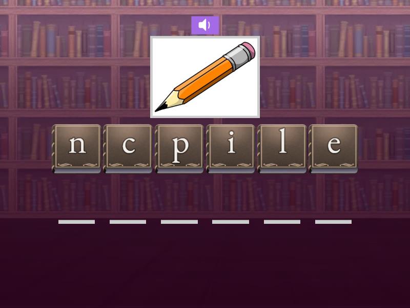 dictation game - Anagrama