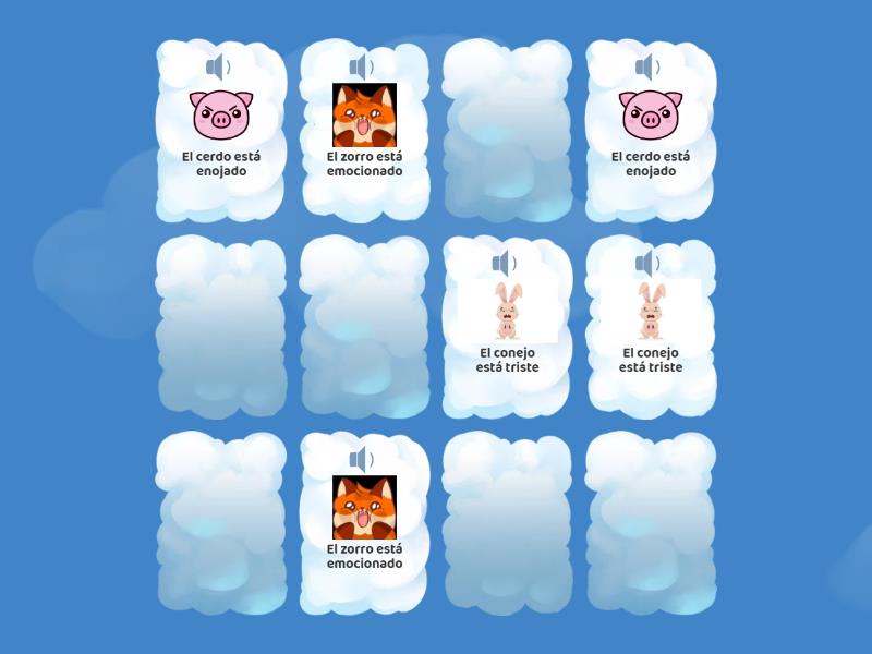 las emociones (verbo estar: está) - Parejas