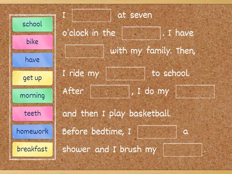 FH2 Lesson 19. Task 3 - Missing word