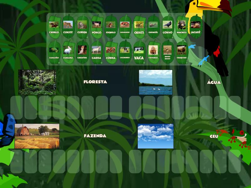 ANIMAIS FONEMA /K/ - Group sort