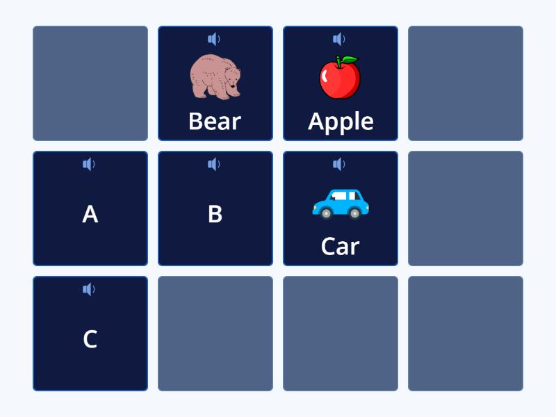 Alphabet - Matching pairs