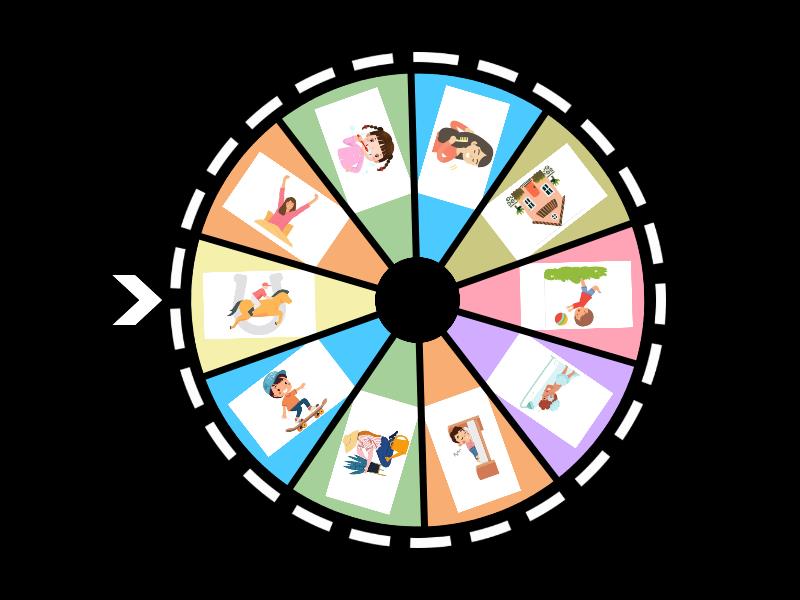Verbs of action - Spin the wheel