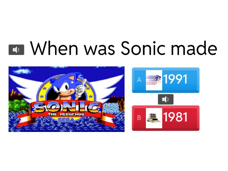 Sonic - Quiz