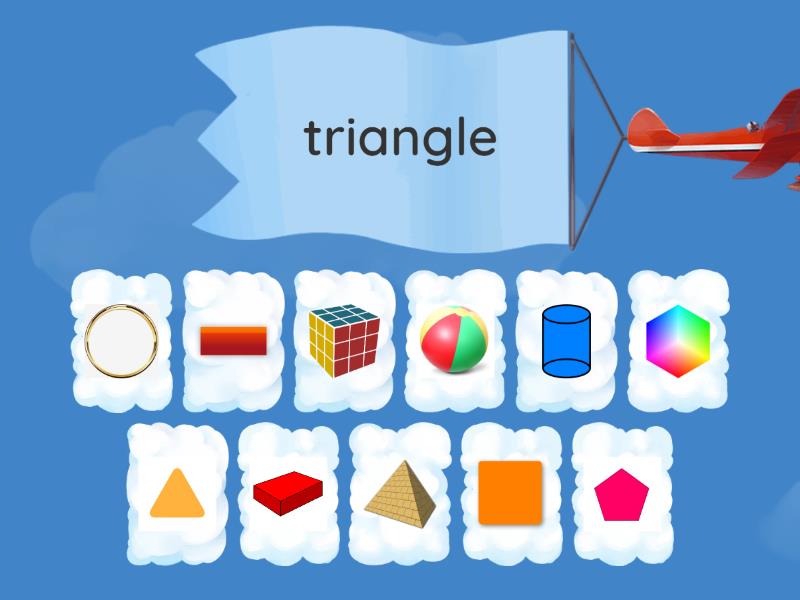 2D & 3D Shapes - Find the match