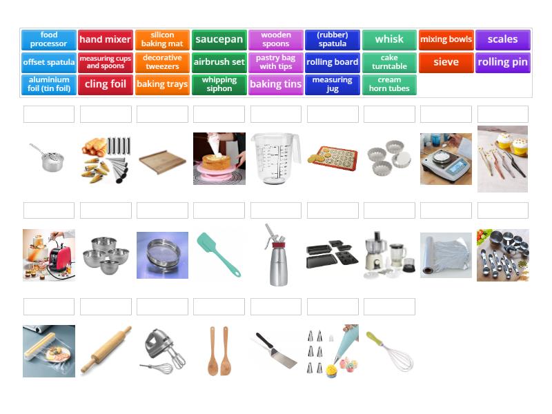 Baking Equipment - Match up