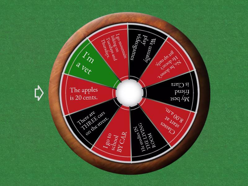 2nd jrs Wheel of Questions - Spin the wheel