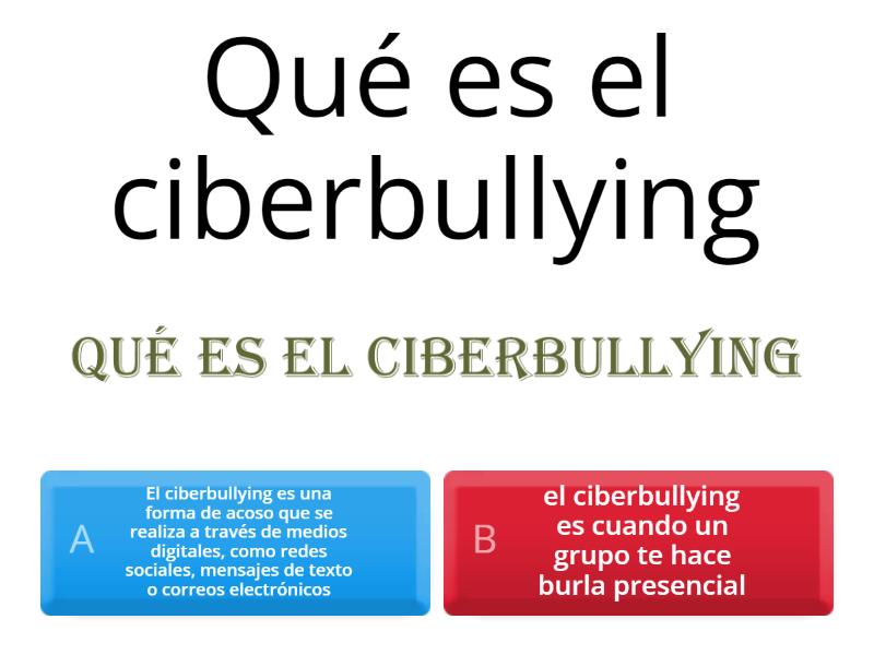 ciberbullying - Quiz
