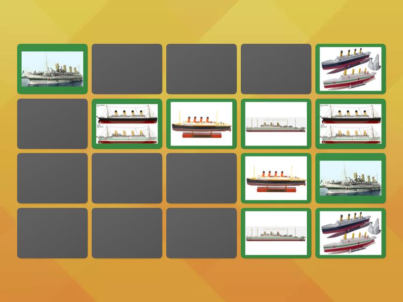 Navios - Gêmeos - Matching pairs