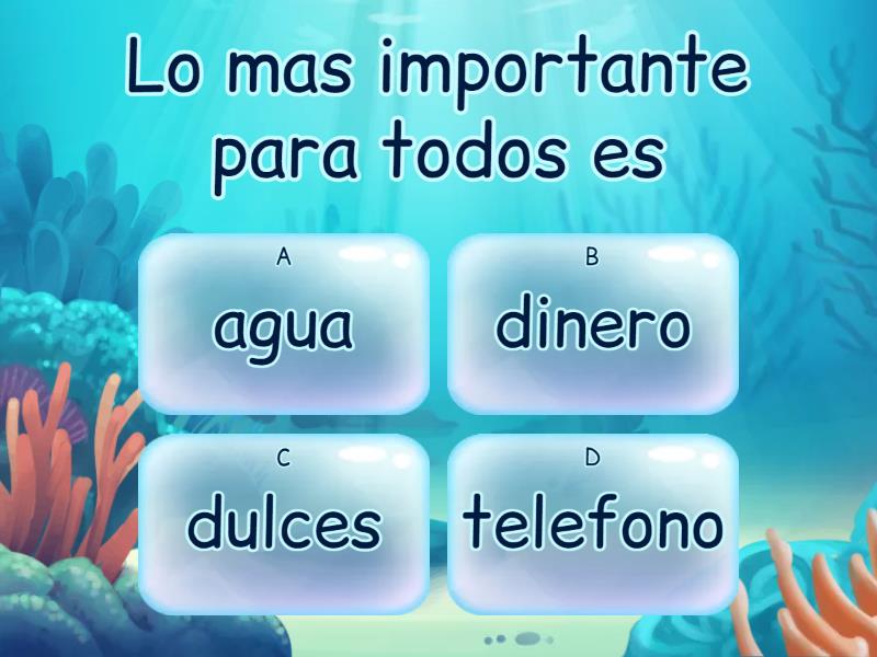 CUIDEMOS EL AGUA - Quiz