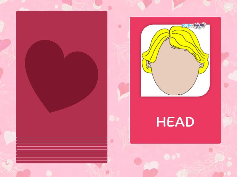 SS1 U3 Body parts - TOUCH YOUR ... CARD -jolem english - Speaking cards