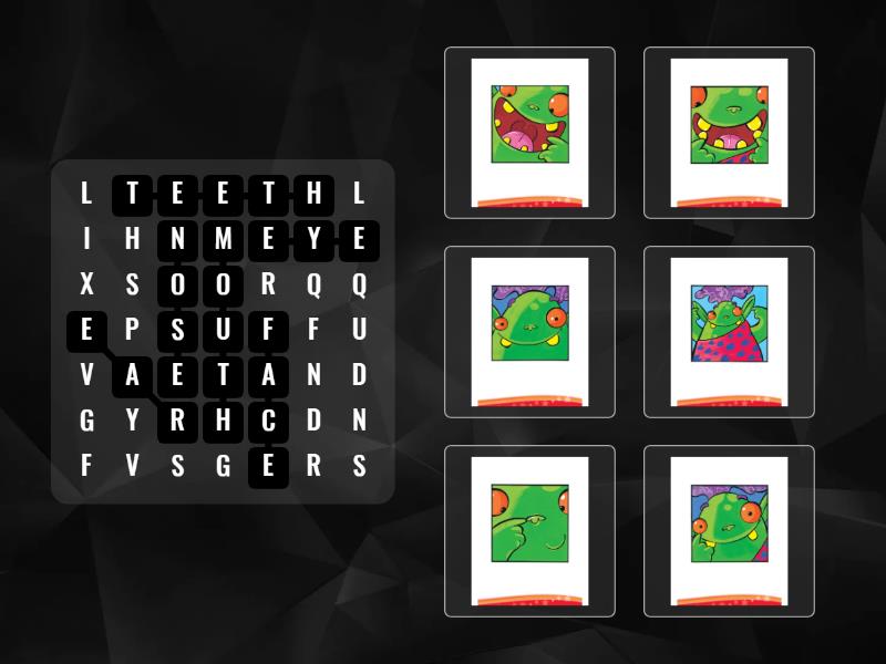 KB1 Unit 6 - Wordsearch