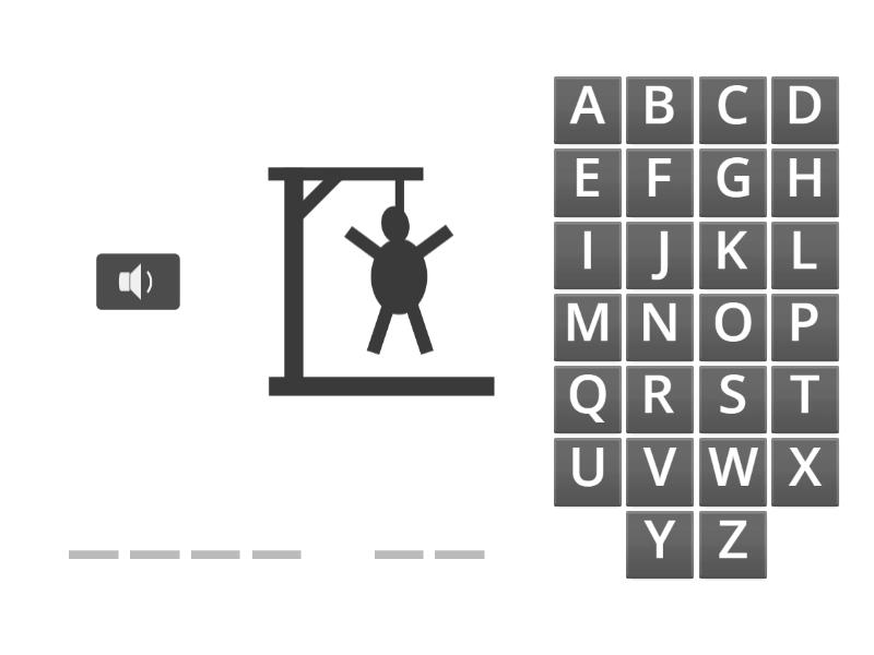 Verbs related to safety 1 - Hangman