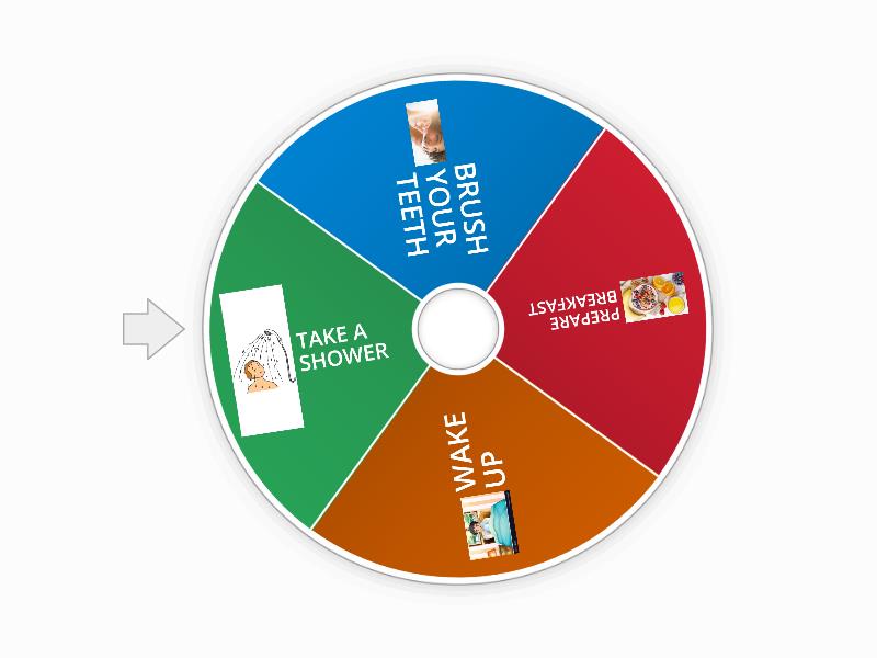 Daily routine - Spin the wheel