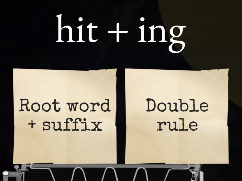 Reading Rev week 11: Doubling Suffix Rule word sort - Quiz