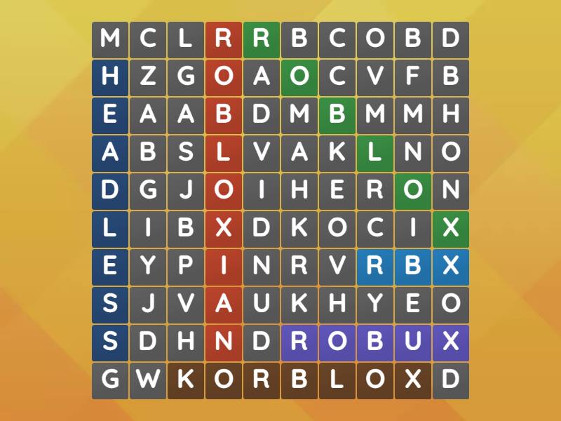 Roblox - Wordsearch