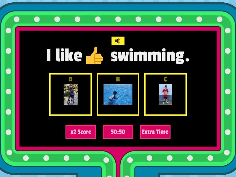 I like... ( quiz) - Gameshow quiz