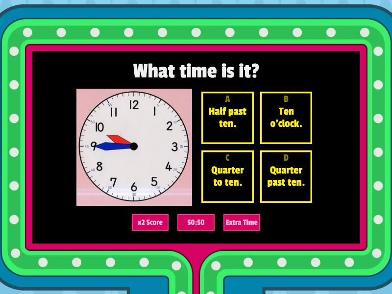Clock - Gameshow quiz