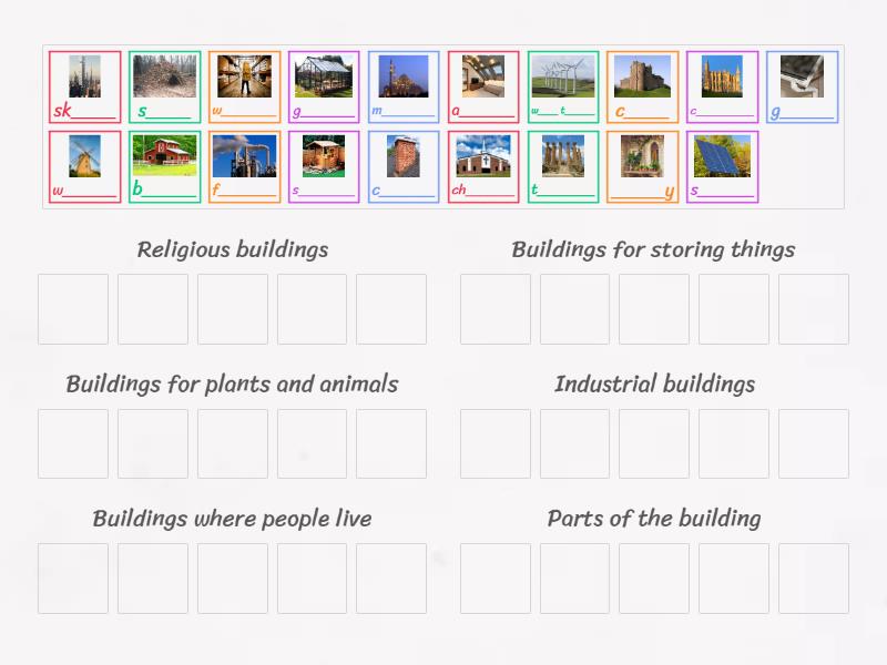 Buildings - Group sort