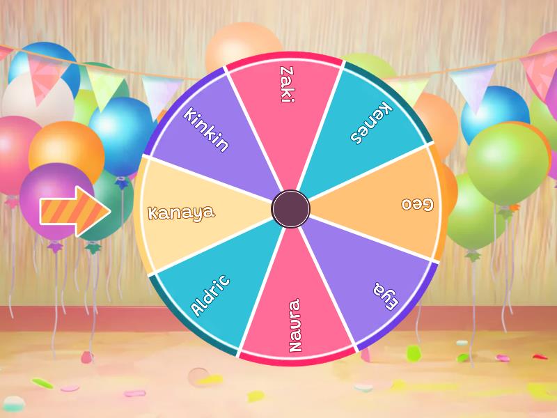 Urutan Peserta Grade 1 - Random wheel