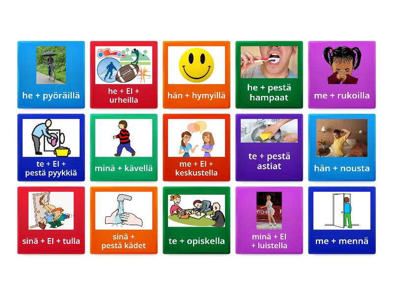 Verbityyppi 3 - Flip tiles