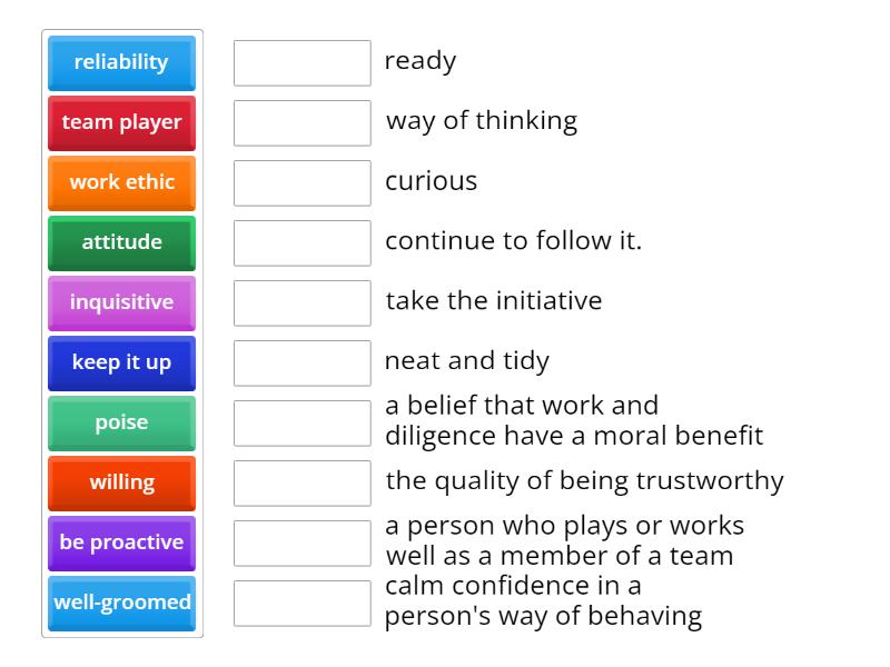 **first impression - Match up