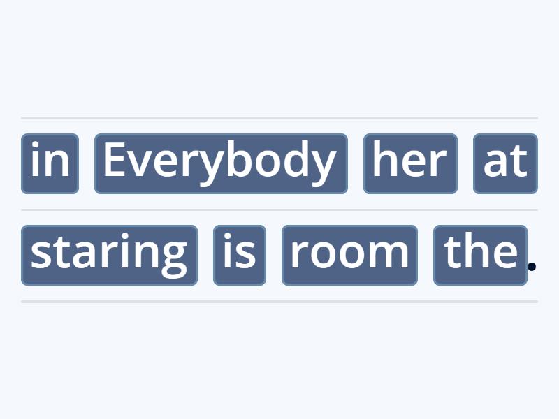 EFE Beginner 2 _Present Continuous _Affirmative [Sentence Practice] - Unjumble