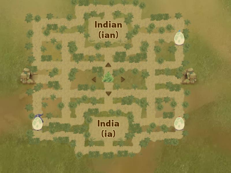 Dan's 8.1a India Indian Sort MAZE CHASE - Persecución en el laberinto