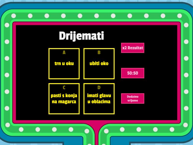 Frazemi kviz - Gameshow quiz